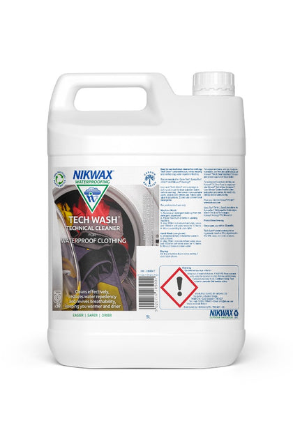 Nikwax - Tech Wash x 5 Lt For cleaning outdoor – Kitwizard.com